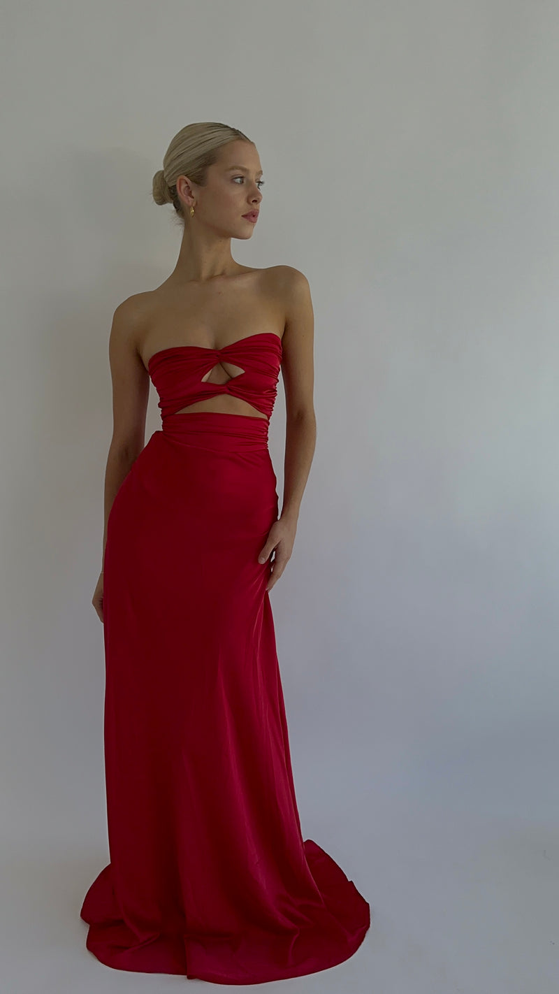 INKA GOWN: wine – HNTR THE LABEL